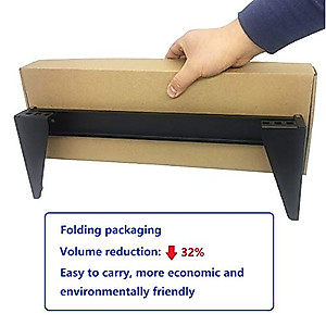 JINGCHENGMEI 19 Inch 1U Heavy Duty Vertical Wall Mountable Rack and 125 lb Wall Mountable Server Rack (MFT-HVWRF1U)