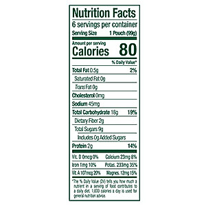 Sprout Organic Baby Food, Stage 2 Pouches, Carrot & Chickpea Plant Powered Protein, 3.5 Oz Purees (Pack of 12)