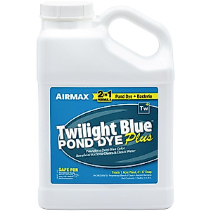 Airmax Nature's Blue Pond Dye Plus with PondClear Beneficial Bacteria, Cleans & Clears Water, Safe for The Environment - 1 Gallon
