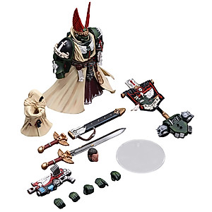 HiPlay JoyToy Warhammer 40K Collectible Figure: Dark Angels Supreme Grand Master Azrael 1:18 Scale Action Figures JT7899 (JT7899 Azrael)