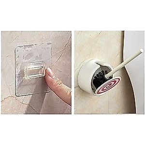 Creative Toilet Bowl Brush and Stand Cute Wall Mounted Toilet Cleaner Brush Home Toilet Brush for Bathroom Deep Cleaning