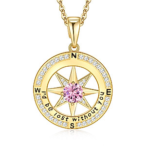 Meeshi Jewelry for Women Gifts for Her Anniversary Birthday Gifts for Wife (Gold-Oct-Tourmaline)