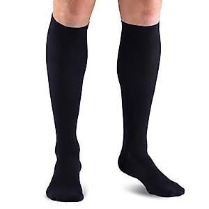 Lewis N. Clark Compression Socks for Women & Men, Circulation, Pregnancy, Athletics, Sports, Running + Travel, Black, One Size