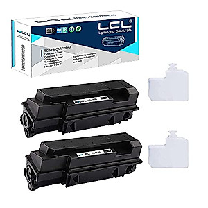 LCL Compatible Toner Cartridge Replacement for Kyocera TK362 TK-362 1T02J20US0 FS-4020DN (2-Pack Black)