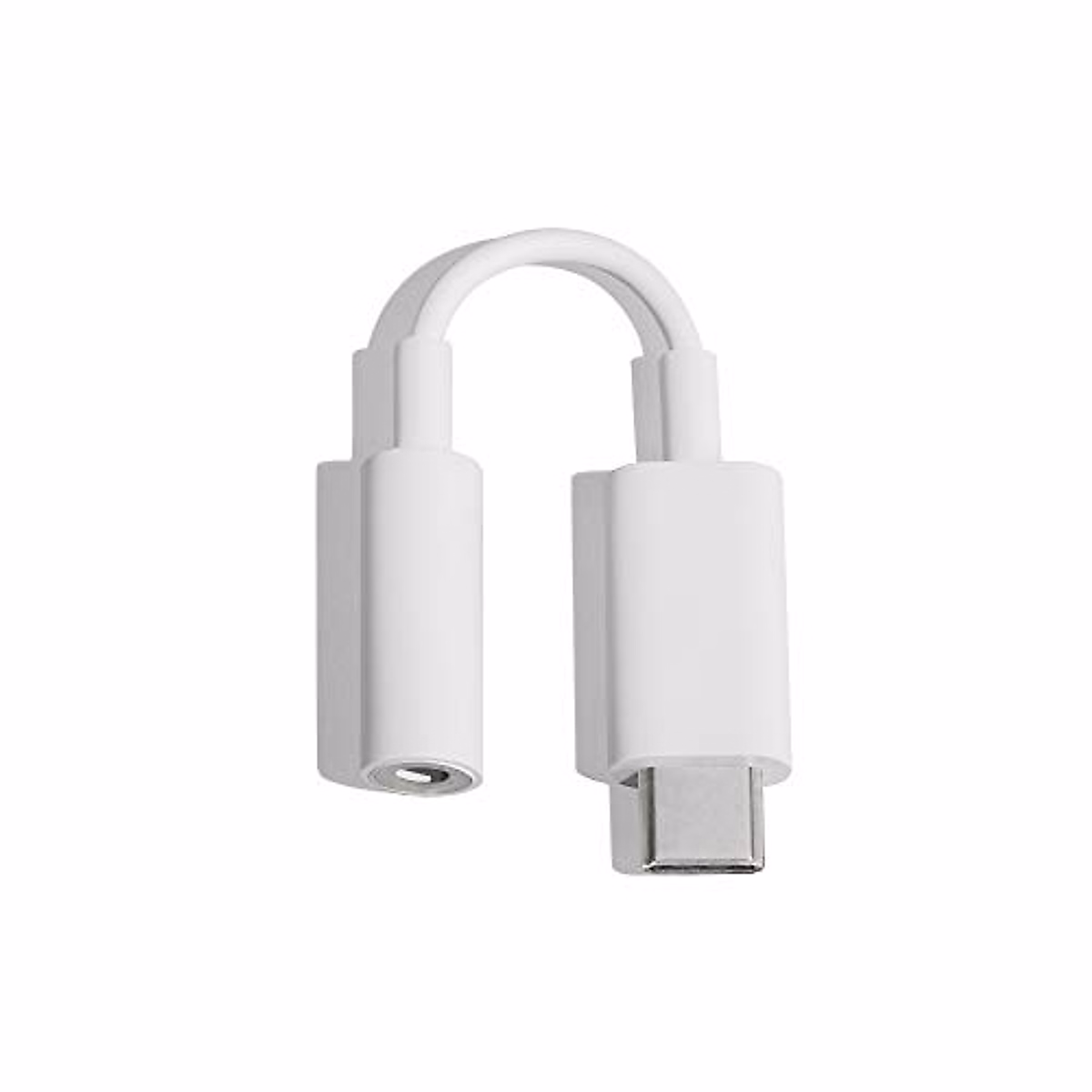 Google USB Type C to 3.5mm Headphone Adapter Pixel, XL, Pixel 2, XL, Pixel 3, Pixel 3XL, Other USB Type-C Phones - White