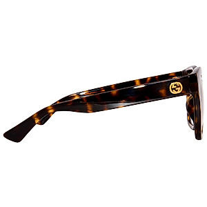 Gucci GG1338SK 002 Havana/Brown Gradient Square 54mm Women's Sunglasses