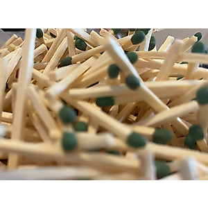 Apothecary Safety Matches, refill, 100pk, Green (100 count)