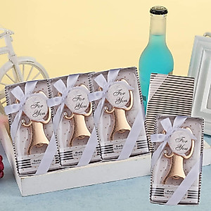 30PCS 90th Birthday Bottle Opener 90 Souvenir Party Supplies Gold Beer Opener 90th Baby Birthday Return Gifts Gender Reveal Wedding 90th Anniversary Party Decor (90th,30)