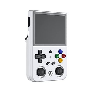 RG353V Retro Handheld Game Console - Dual OS Android 11 and Linux - 64Gb TF Card Pre-Installed with 4452 Games - Handheld Emulator 3.5 IPS Screen 3200 Mah Battery. Plug & Play Video Games