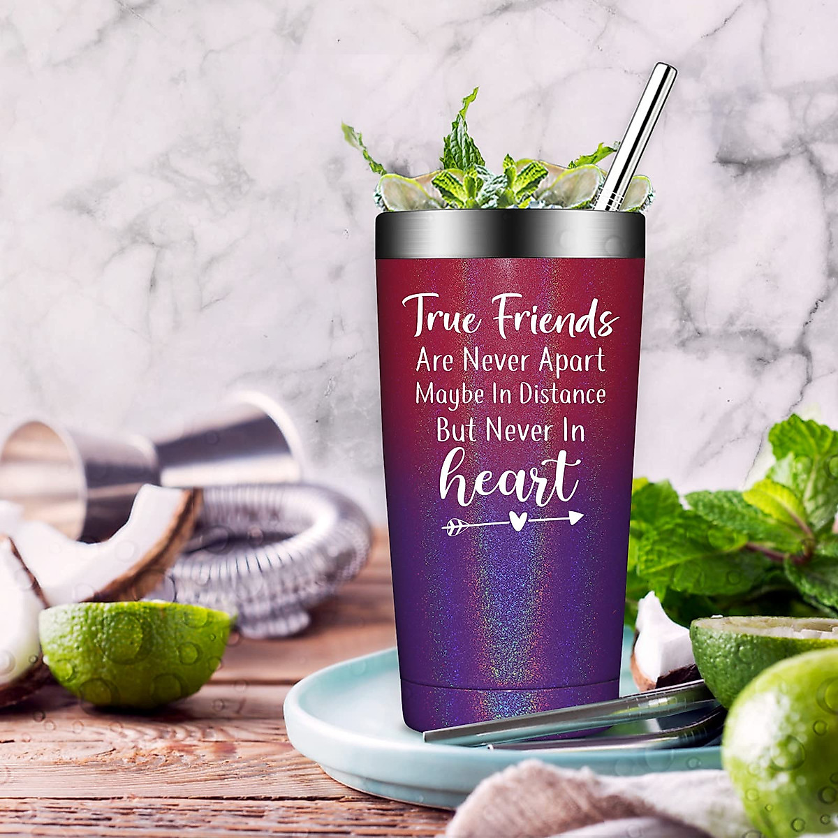 Grifarny Best Friend Tumbler - Best Friend Gift for Women - Birthday Christmas Friendship Gifts for Best Friend, Female Friend, BFF, Sister, Roommate