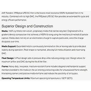 NaturalAire Pre-Pleat 40 Air Filter, MERV 8, 18 x 24 x 2-Inch, 12-Pack