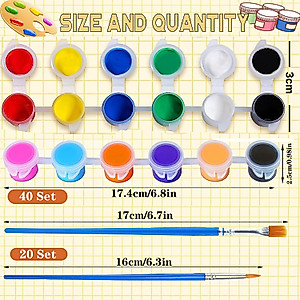 140 Pcs Mini Acrylic Paint Set for Kids, 12 Colors Washable Acrylic Paint Strip with 5 Paint Tray for Kids&Adults Craft Paint, with Mini Paint Strips for Easter Eggs Art Craft Painting Easter Gifts (COLOR-1(140 PCS))