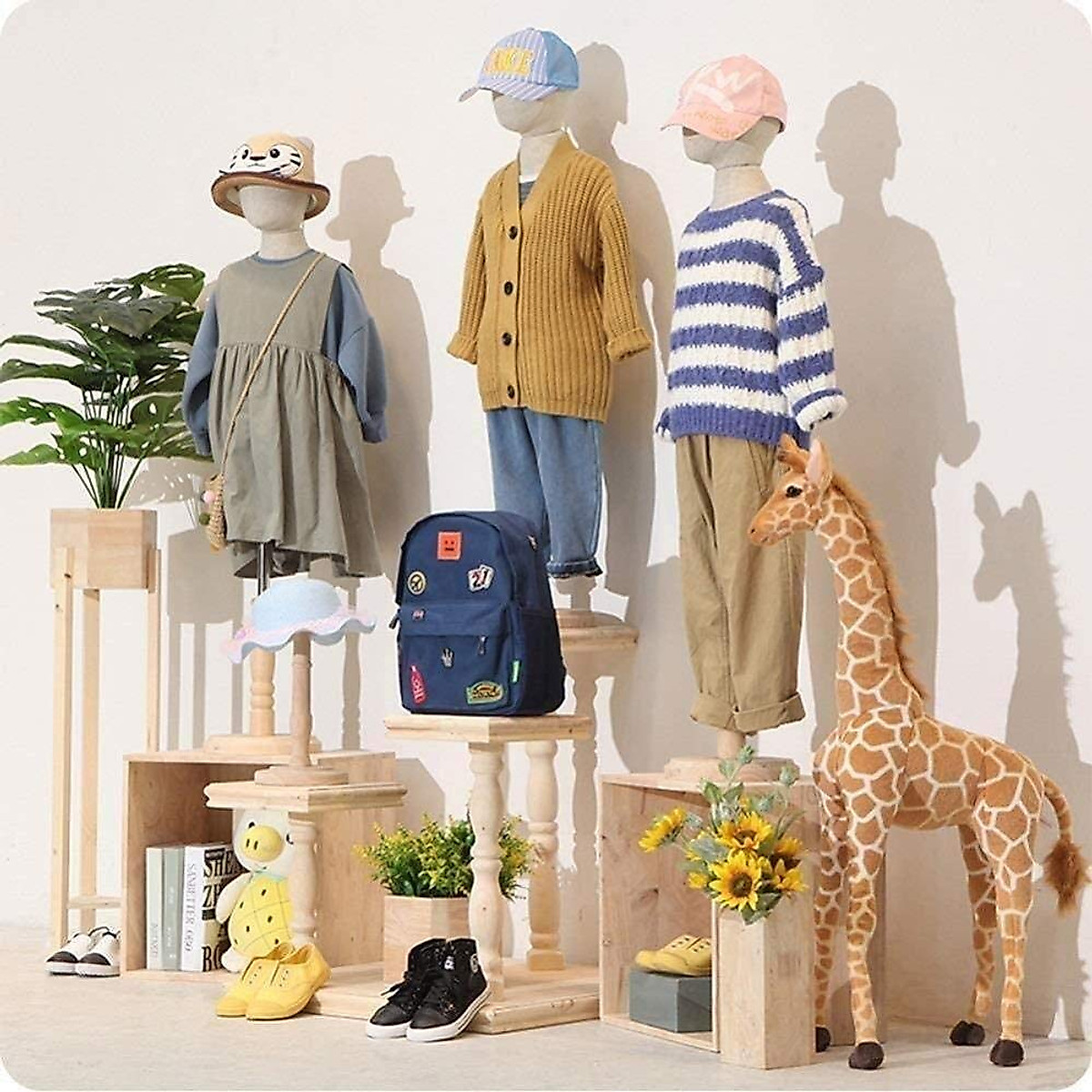 Mannequin Display Stand Children Child Mannequins Mannequin Rack Clothing Store Mannequin Window Display Stand ( Size : Medium ) ( )