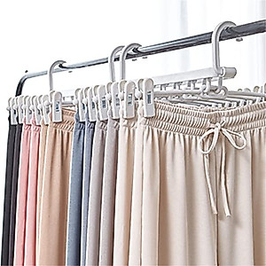 IULJH Multifunctional Hanger Detachable Portable Travel Outdoor Hanger Hanger Household Magic Pants Rack