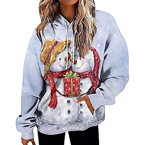 JJHAEVDY Christmas Fall Fashion Sweatshirts for Women Button Up Clothes Graphic Trendy Tops Button Down Pullover Sweatshirts for Women Loose Fit Sweatshirt(1-Gray,3X-Large)