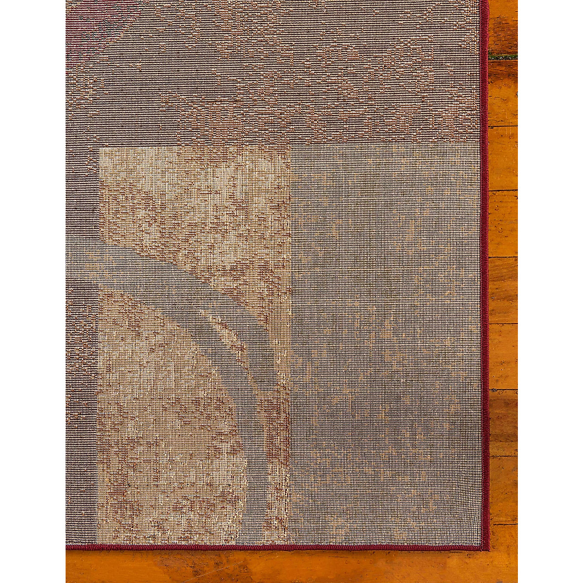 Unique Loom Barista Collection Area Rug - Kouillou (4' 1" x 6' 1" Rectangle, Multi/ Brown)