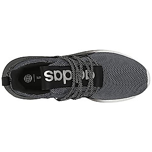 adidas Men's Lite Racer Adapt 5.0 Running Shoe, White/Black/White, 9.5