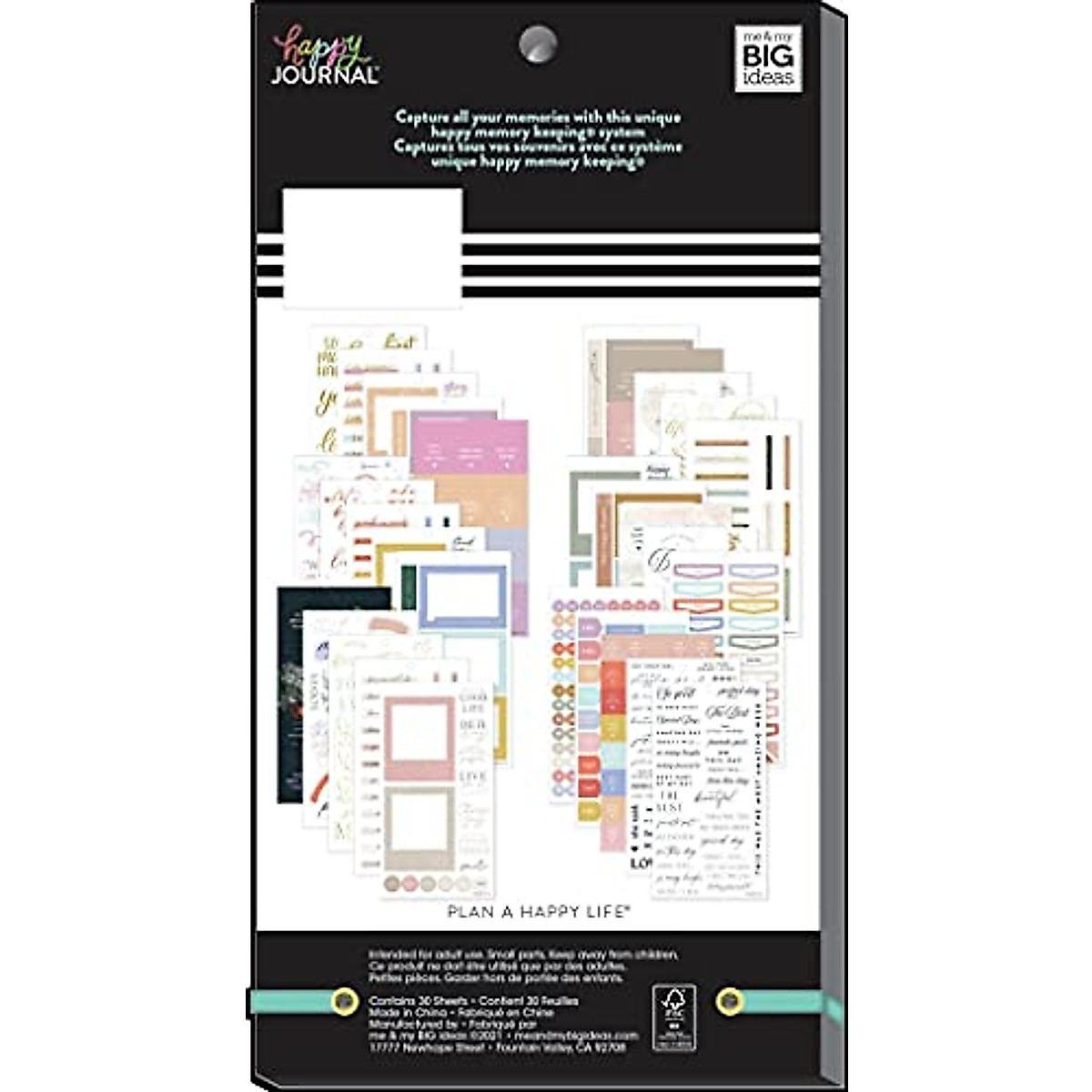 Me & My Big Ideas Planner STCKRS HA, So Much Happy