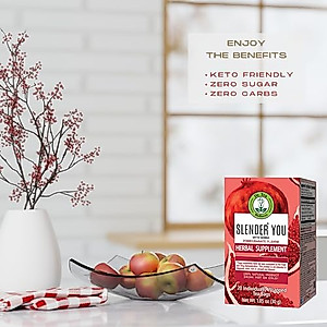 Dr. Tea Slender You Tea with Senna - Pomegranate Flavor - 20 Tea Bags