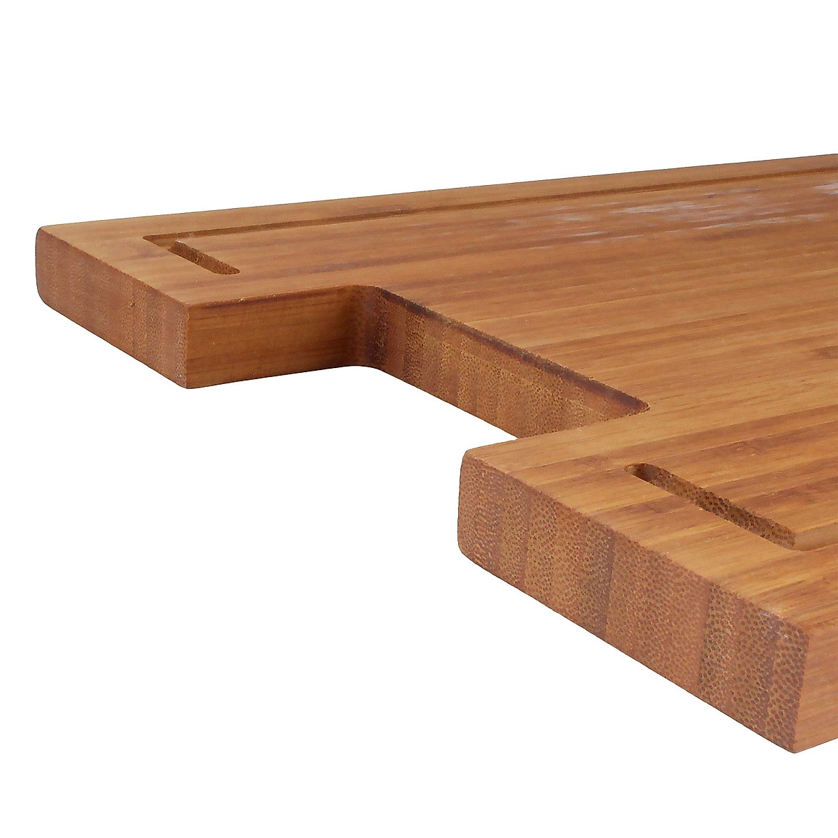 BambooMN Bamboo Griddle Cover/Cutting Board for Viking Cooktops, New Vertical Cut, Small (10.25"x19.8"x0.75")