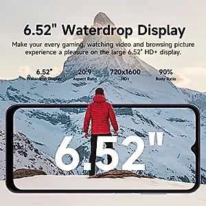 Ulefone Unlocked Smartphone, Note 14 Pro (4+64GB) Android 12 OS, 6.52” Screen Unlocked Cell Phones, 4500mAh Battery, 13MP+5MP Camera, 4G Dual SIM, 3-Card Slots, Ultra-Slim Lightweight Phone- Purple