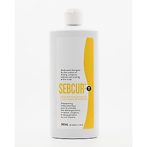 Sebcur T Coal Tar Shampoo for Relief of Itching Associated with Eczma Psoriasis 240ml