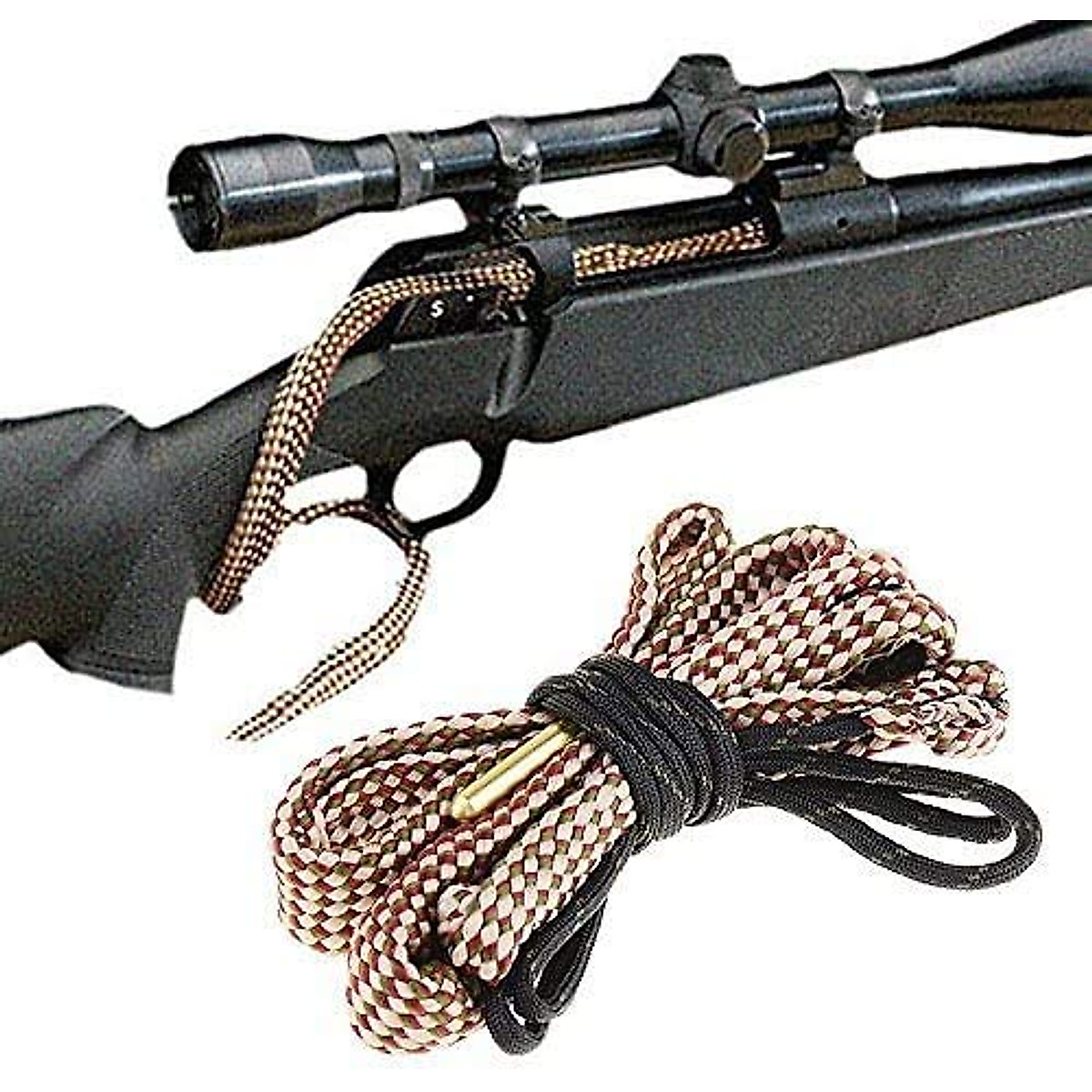 New Gun Snake Cleaner Gun Cleaning Kits Bore Rope .270 Cal .280 .284 & 7mm for Rifle, Pistol & Shotgun Gun Barrel Cleaning