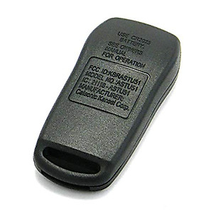 Replacement Case Compatible With 2004-2009 Nissan Quest 6-Button Key Fob Remote (FCC ID: KBRASTU51, P/N: 28268-5Z200)