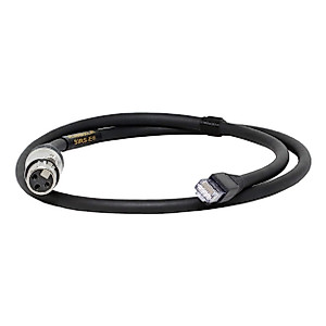 SIRS-E Heavy Duty DMX XLR 3 Pin Female to RJ45 Male 3Ft Cable Adapter for LED Lighting DMX512 Decoders