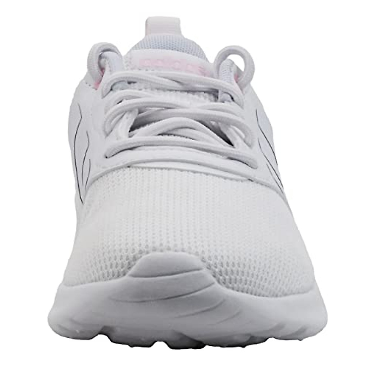 adidas Women's QT Racer 2.0 Running Shoe White/White/Clear Pink 8 M US
