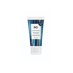 R+Co Velvet Curtain Cotton Touch Texture Balm | Touchable Texture + Soft Volume + Light Hold | Vegan + Cruelty-Free | 3 Oz