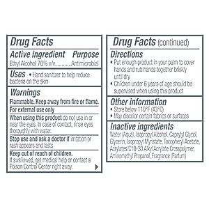 Purell Advanced Hand Sanitizer Refreshing Gel, Clean Scent, 1 fl oz Travel Size flip-Cap Bottle (Pack of 72) - 3901-72-CMR