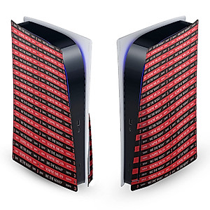 Head Case Designs Officially Licensed AC Milan Sempre Milan 1899 Art Vinyl Faceplate Sticker Gaming Skin Decal Cover Compatible with Sony Playstation 5 PS5 Disc Edition Console