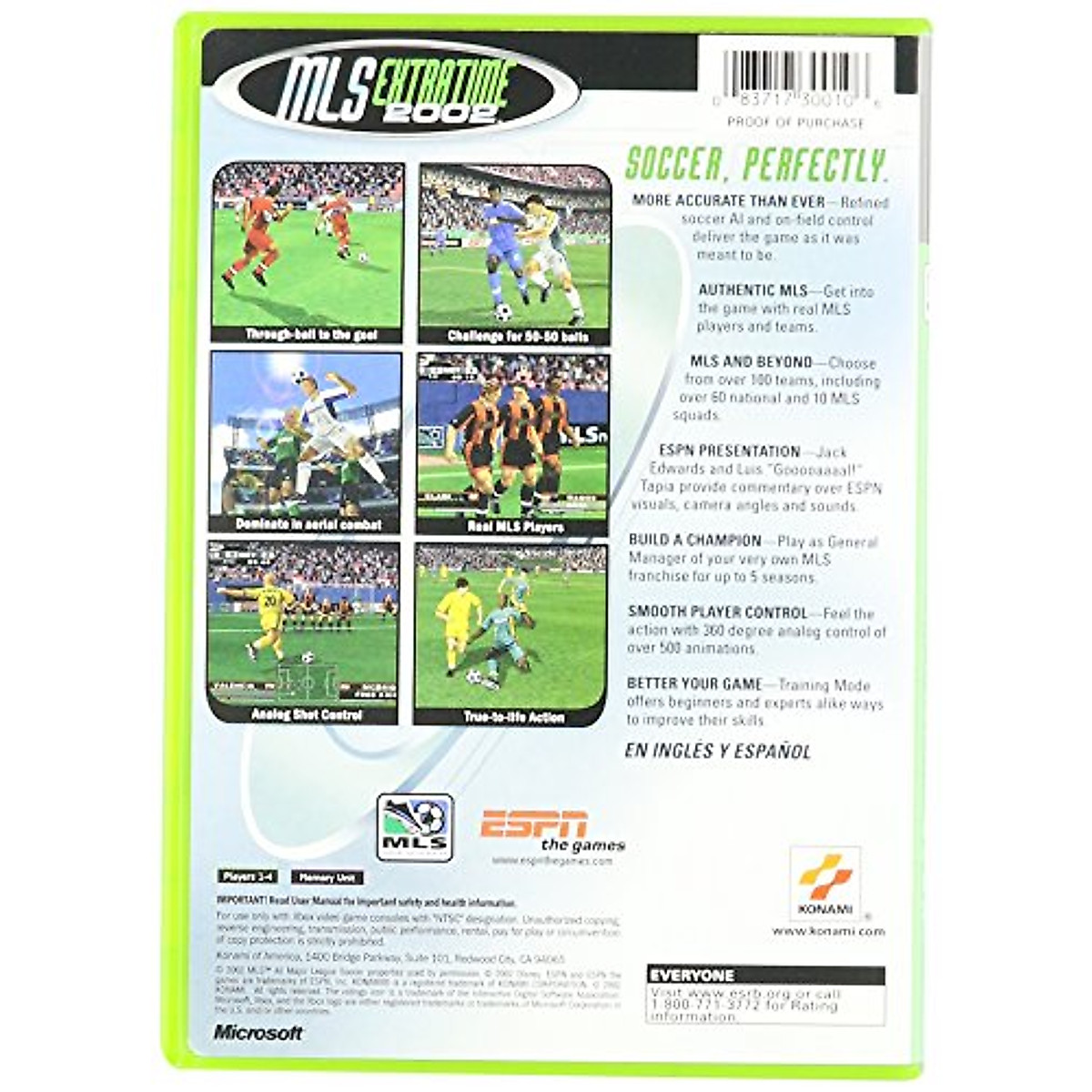 ESPN MLS Extra Time 2002 - Xbox
