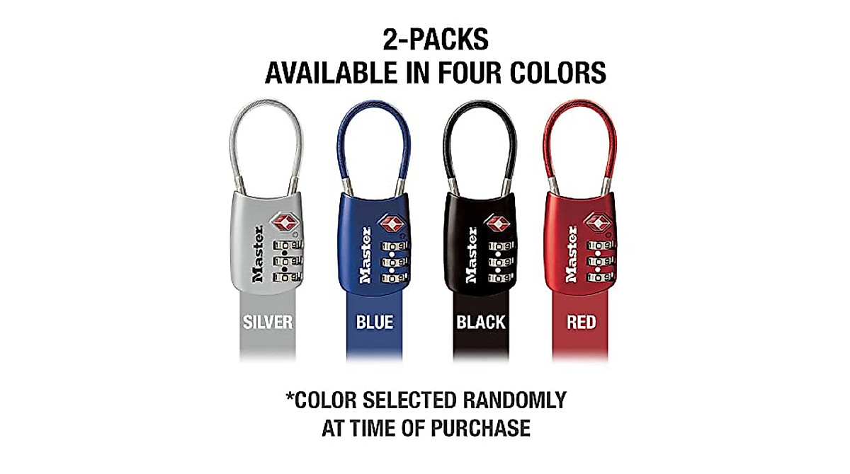 Secure Your Luggage with Master Lock TSA Combination Locks