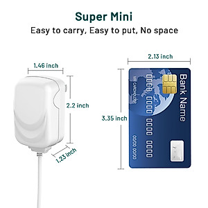 Air Purifier Power Adapter Charger Suitable for Jafända JF100 Replacement Charger 12V 1A(Size : White US/CA)