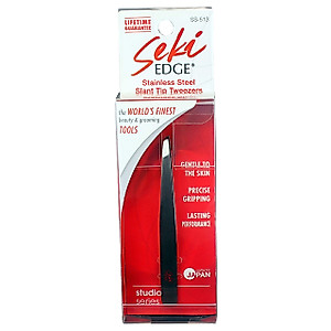 SEKI EDGE SS-513- Stainless Steel Slant Tweezer