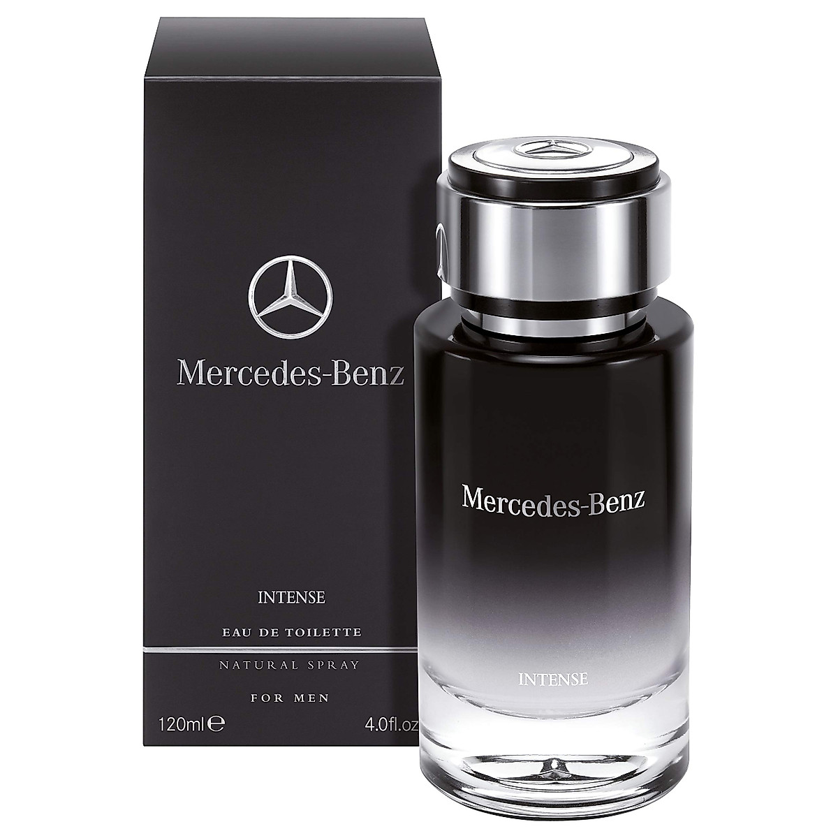 Mercedes-Benz - Intense - Eau De Toilette - Natural Spray for Men - Spicy and Aromatic Accords, 4 oz
