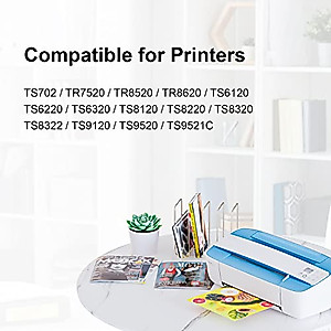 FASTINK Compatible Ink Cartridge Replacement for Canon 280 and 281 PGI-280XXL CLI-281XXL 281XXL to use with Canon PIXMA TR7520 TR8520 TS6120 TS6220 TS8120 TS8220 TS9120 TS9520 TS6320 TS9521C (5 Pack)
