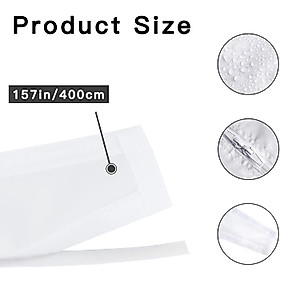 Vgooar Universal Window Seal for Portable Air Conditioner, Waterproof Window Seal for AC Unit, Tilting and Casement Windows Only, 400cm / 157inch