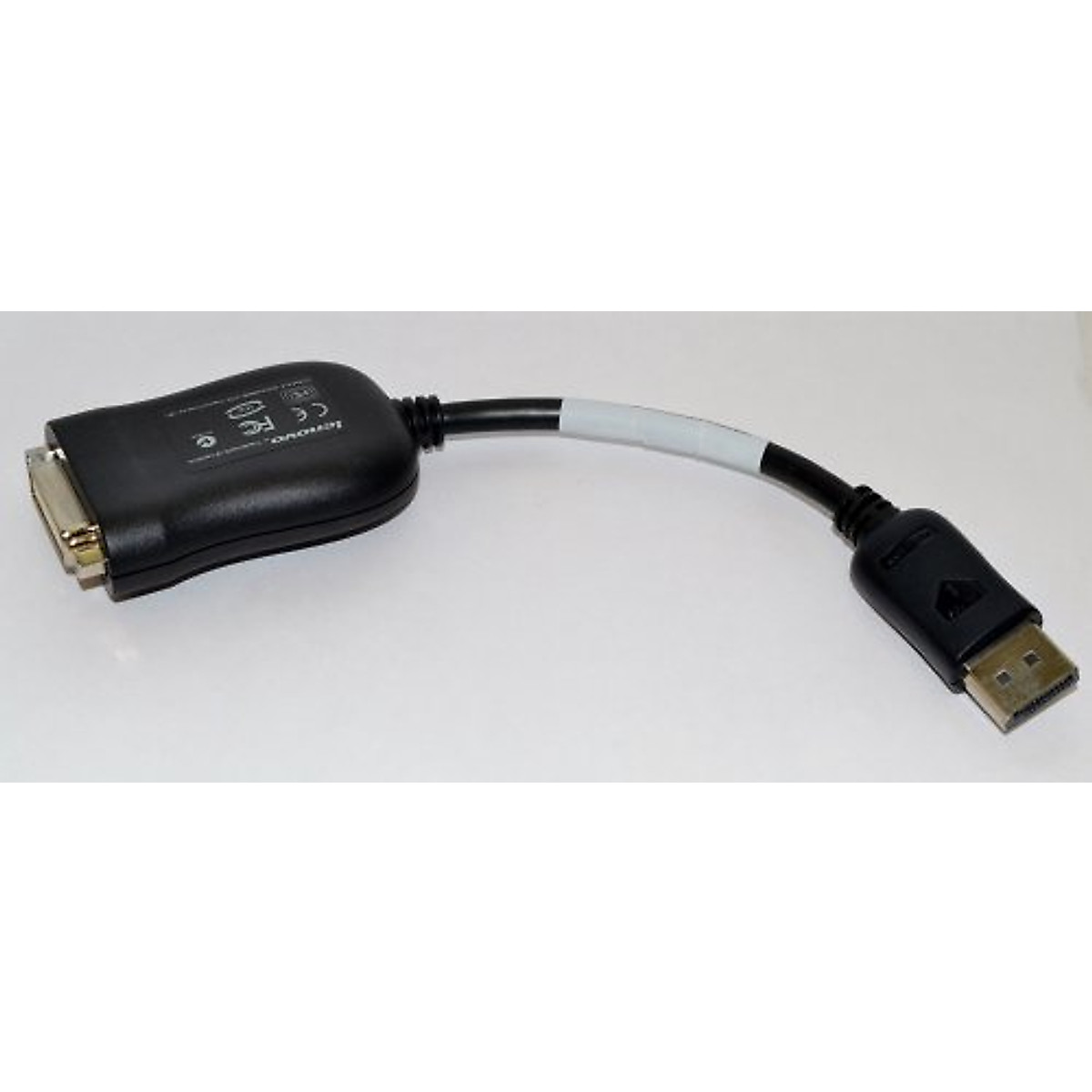 Lenovo DisplayPort To Single-Link DVI-D Monitor Adapter Cable, FRU 43N9160