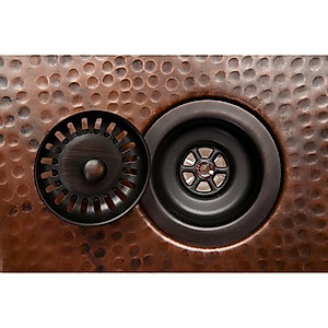 Premier Copper Products D-132ORB 3.5-Inch Universal Kitchen/Bar Basket Strainer Drain, Oil Rubbed Bronze