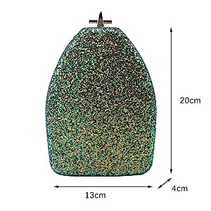 NMBBN Fashion Designer Women Handbag Tote Bag PU Leather Shoulder Ladies Sequin Evening Bag