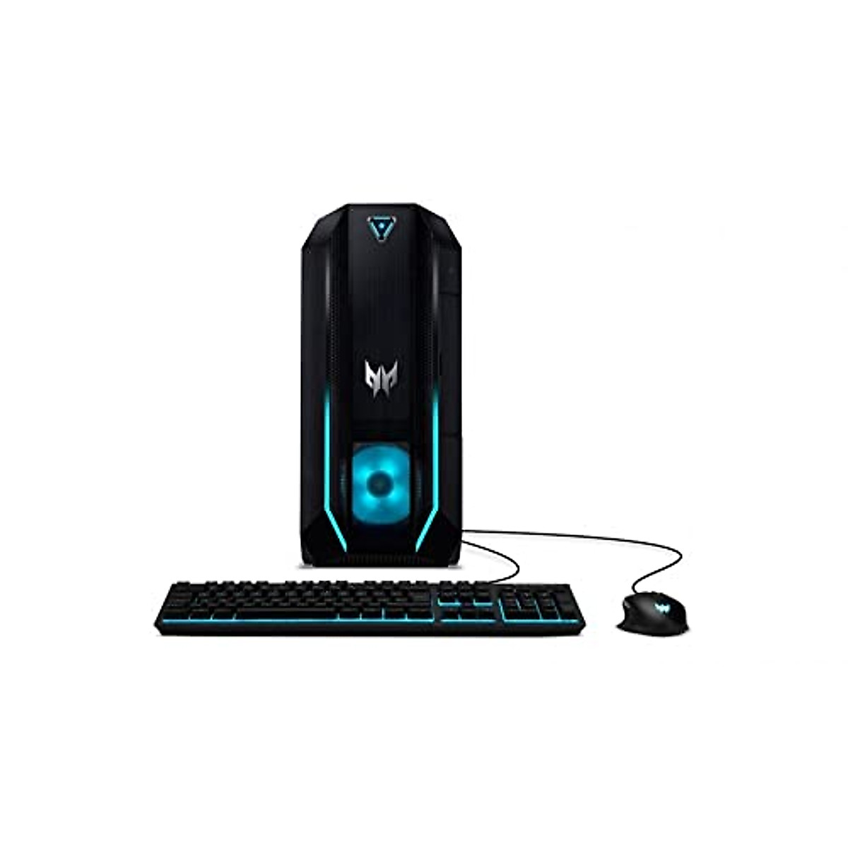 acer Predator PO3-630 Gaming Desktop PC (Intel i7-11700 8-Core, 32GB RAM, 6TB HDD (3.5), GeForce RTX 3070, WiFi, Bluetooth, Backlit KB, HDMI, USB 3.2, Display Port, Win 11 Pro)