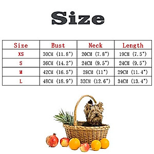 Dog Shirt for Small Dogs Pet Striped T Shirt for Puppy Cat Boy and Dog Girls Pack of 3