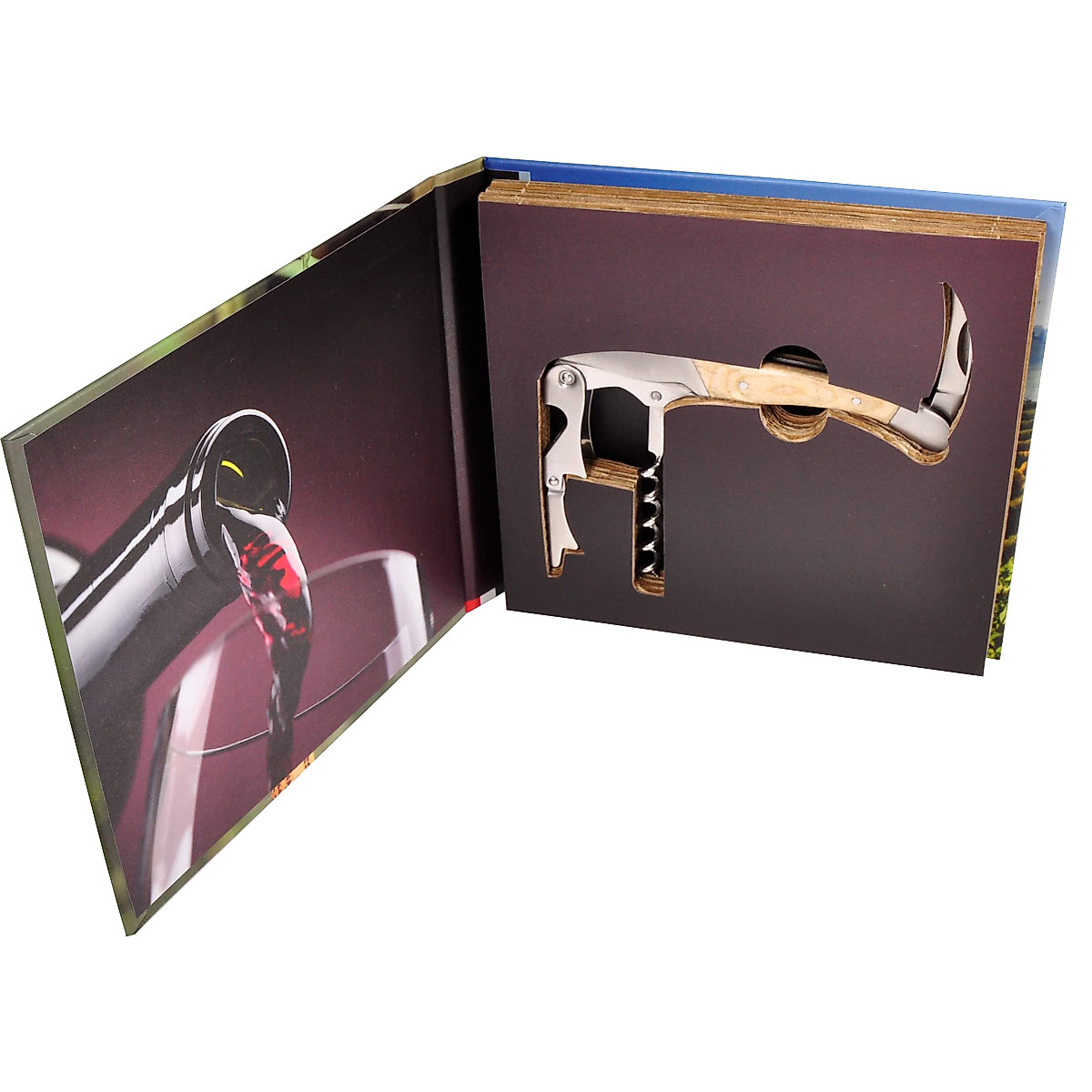 Legnoart Barbera Stainless Steel Sommelier Corkscrew with Oak Wood Handle