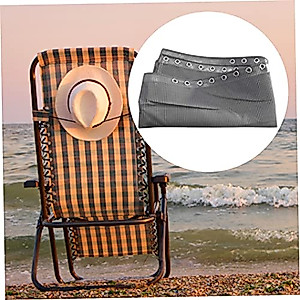 Beito Recliner Replacement Cloth Universal Replacement Fabric for Sun Lounger Breathable Durable Replacement Fabric Cover for Garden Sun Lounger - Grey.