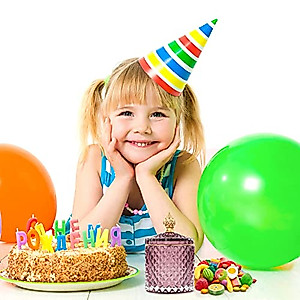 VICASKY Glass Qtip Holder Crystal Diamond Faceted Round Jar Bucket with Lid Cotton Swab Dispenser Buffet Candy Container for Home Kitchen Bedroom Purple