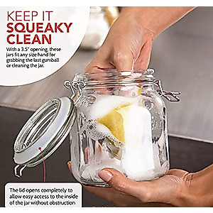 Simpli-Magic Kitchen Canisters, Various Sized, Clear