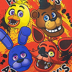 Five Nights at Freddy's Boys FNAF Pajamas Red Size 8